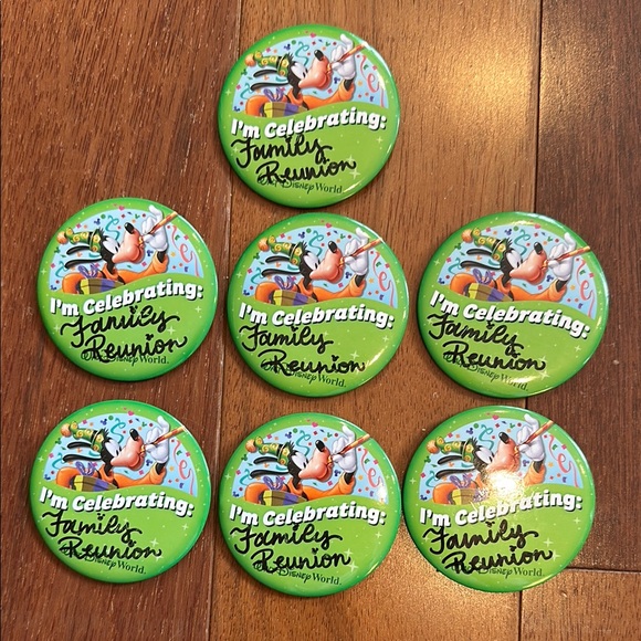 Disney | Other | Disney Green Celebration Pins | Poshmark